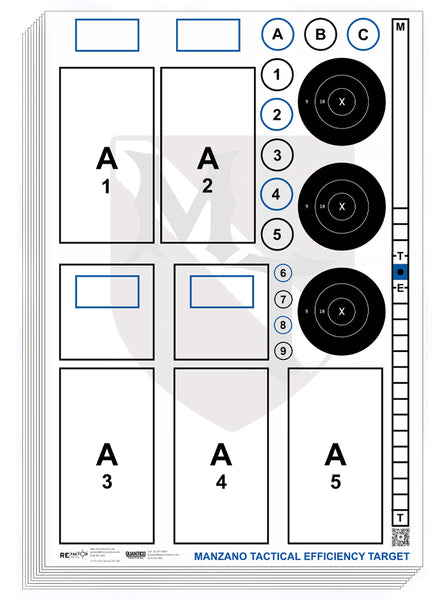 Manzano Tactical Efficiency Target – RE Factor Tactical