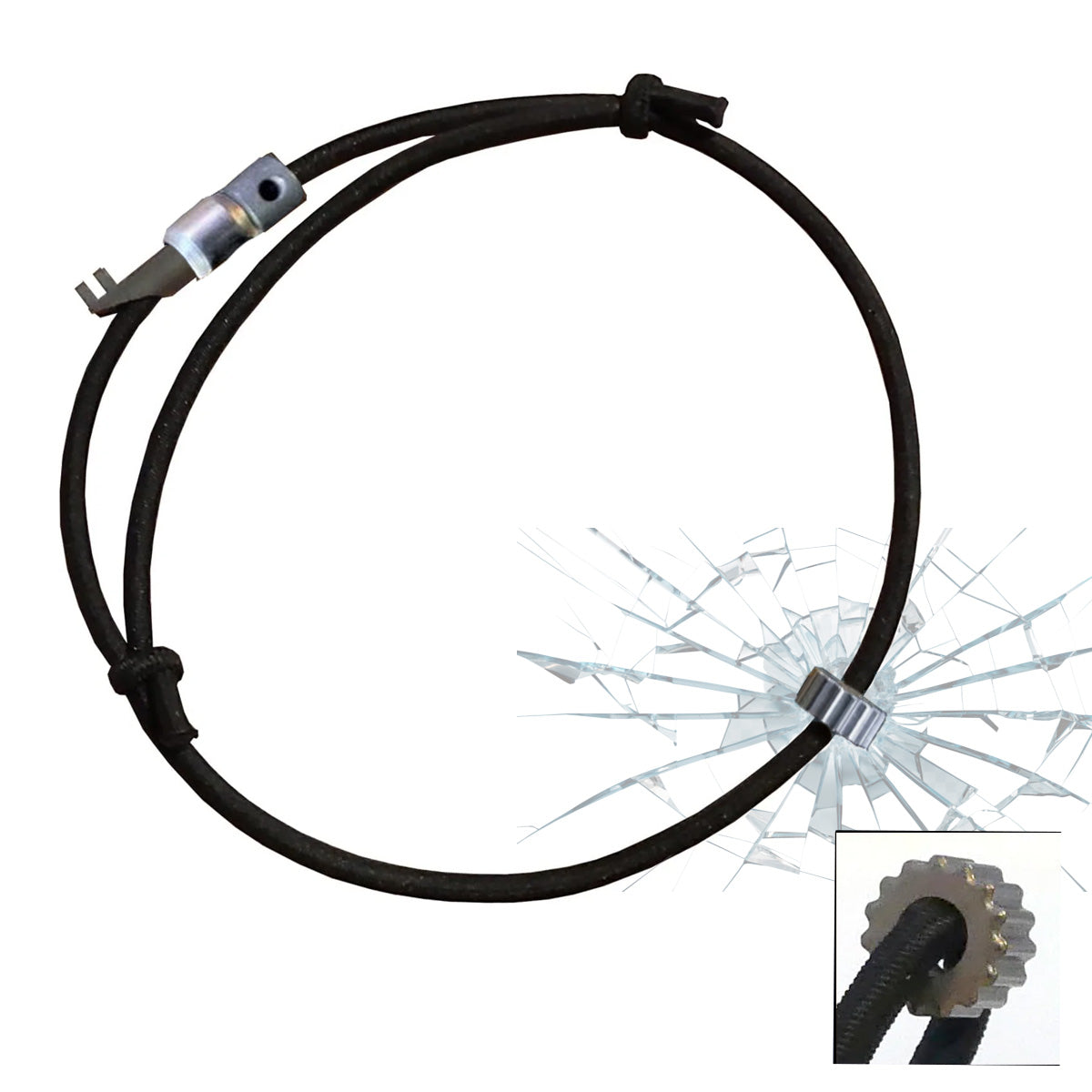 GTFO Escape Wrist Strap 2.0 - Window Break Striker Bead + Handcuff Key ...