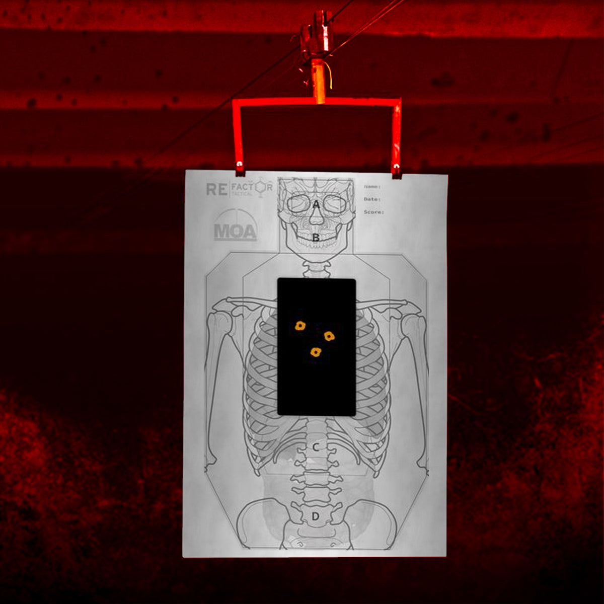 A-Zone Splatter Target IPSC – RE Factor Tactical