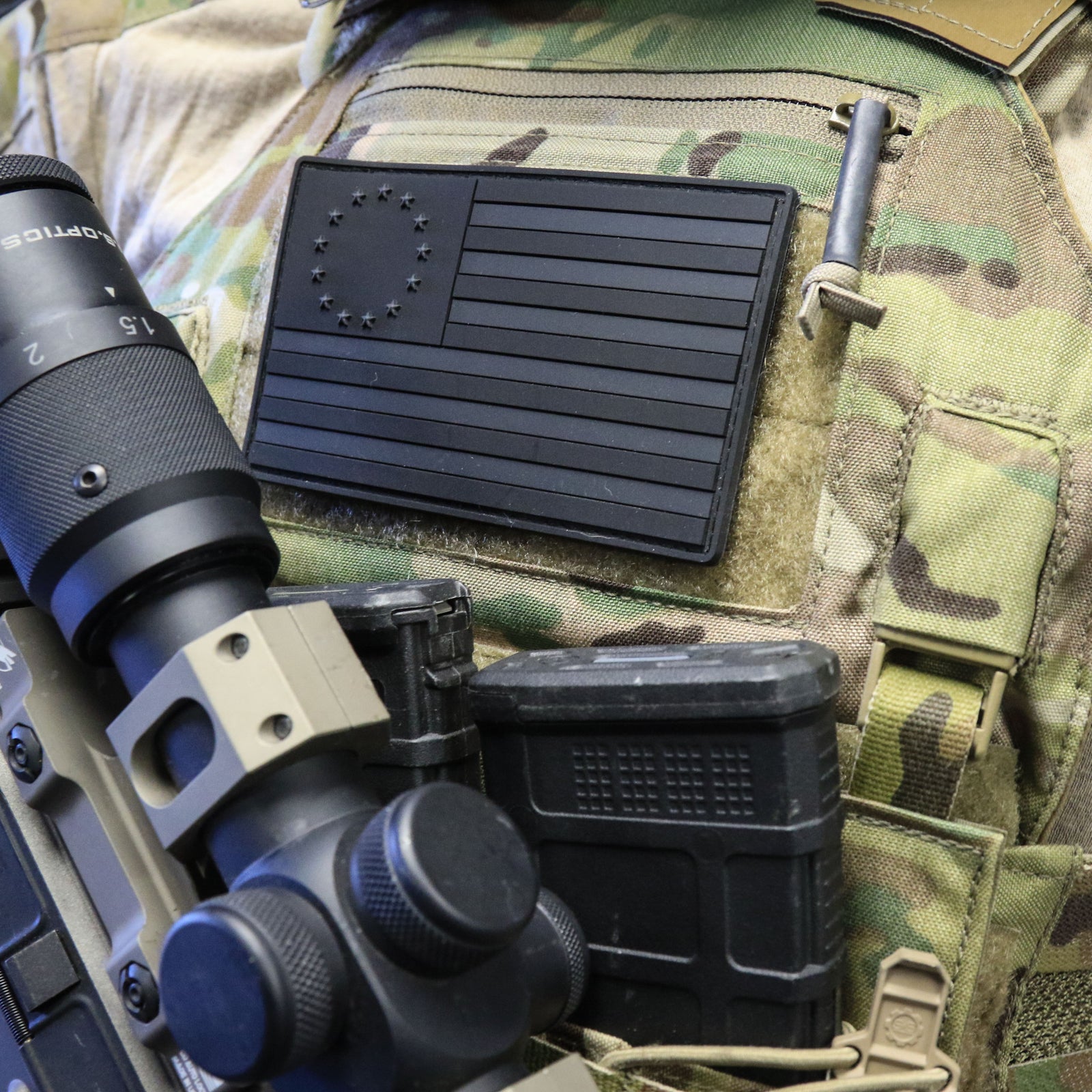 Betsy Ross Flag PVC Patch – RE Factor Tactical