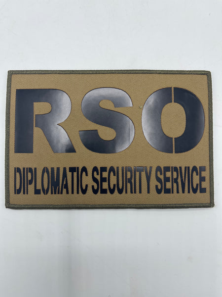 RSO Diplomatic Security Services XL IR Patch – RE Factor Tactical