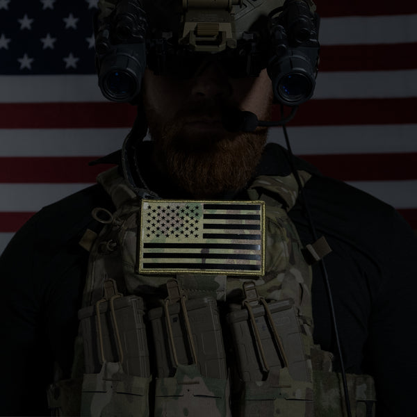 XL American Flag IR Patch – RE Factor Tactical