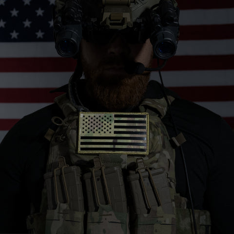 XL American Flag IR Patch – RE Factor Tactical