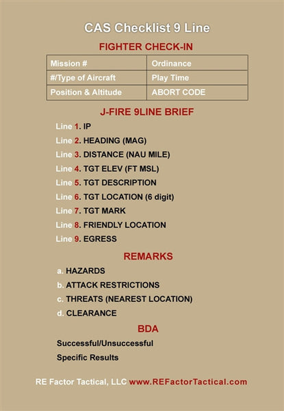 9line Medevac Card Printable