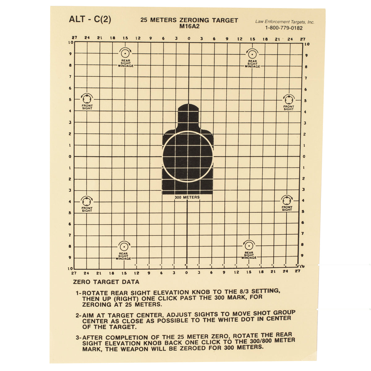 Action Target 25 Meters Dod M16a2 100pk – RE Factor Tactical