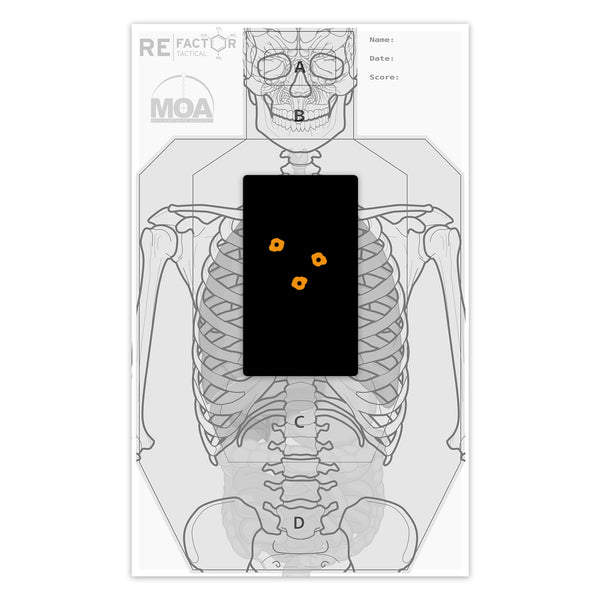 A-Zone Splatter Target IPSC – RE Factor Tactical