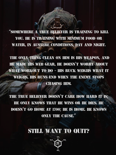 True believer Poster – RE Factor Tactical