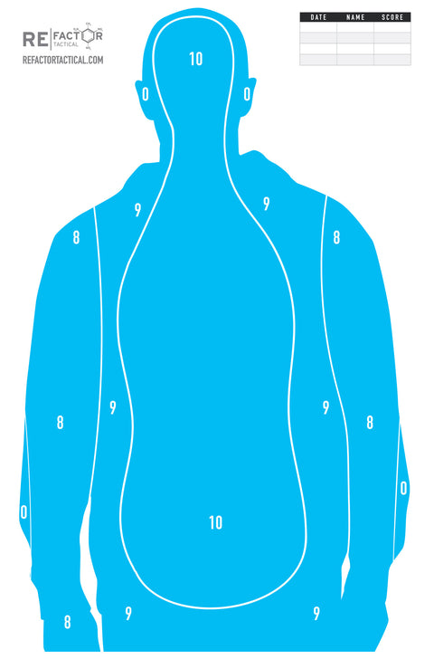 Blue Man Target – RE Factor Tactical