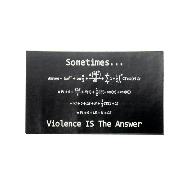 Violence is the Answer IR Patch – RE Factor Tactical
