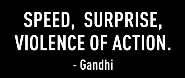 Speed, Surprise, Violence of Action Sticker – RE Factor Tactical